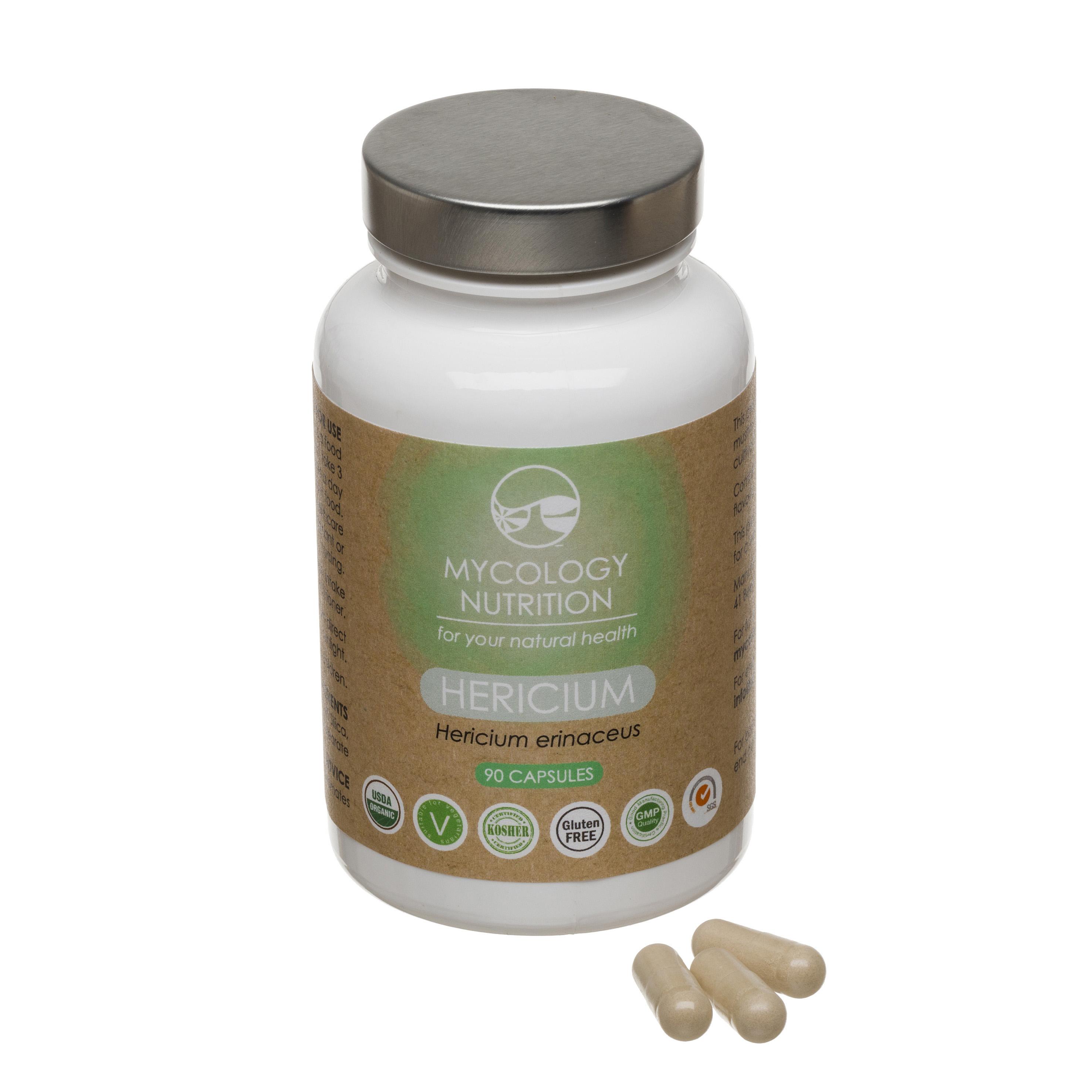 Mycology Nutrition Hericium Kapseln 90; Hericium erinaceus - China ...